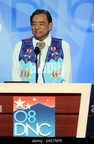 Dr. David Gipp, member of the Standing Rock Sioux Tribe, addresses the ...