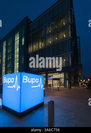 BUPA at MediaCityUK, Salford Quays, Manchester Stock Photo - Alamy