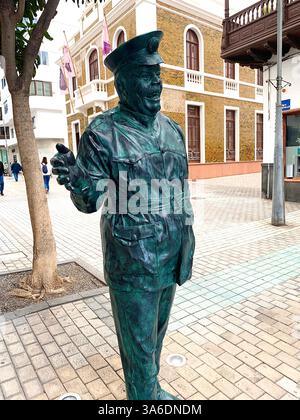 Tenerife tropical drink statue crates crate green door house with a ...