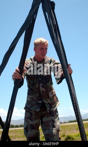 May 15, 2004; Port-Au-Prince, Haiti; Marines of Combat Service Support ...
