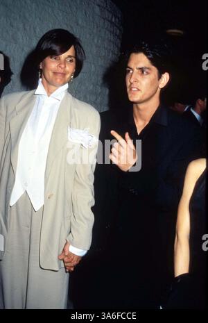 Ali MacGraw And Son Joshua Evans 1987 Credit: Ralph Dominguez ...