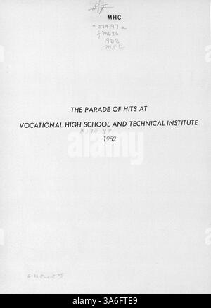 The 1952 'Tradewind' Yearbook highlights key events of the 1951-1952 ...