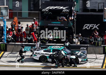 HOMESTEAD, FL - MARCH 23: Ryan Blaney (#12 Team Penske Dent Wizard Ford ...
