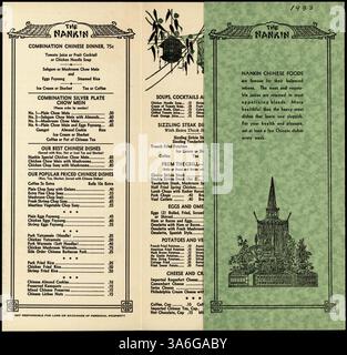 The Nankin Menu features a tri-fold design with full color, showcasing ...
