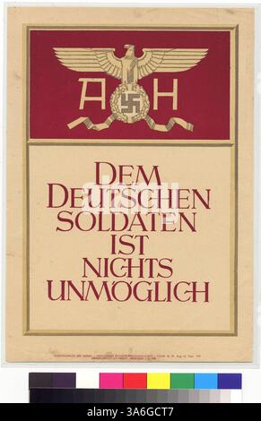 This propaganda poster from World War II emphasizes the correct ...