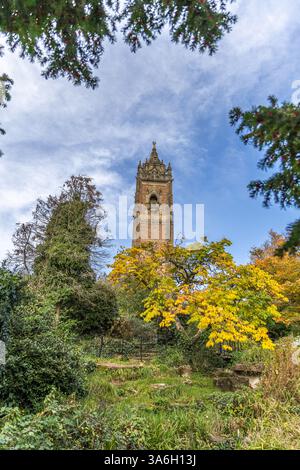 The Cabot Tower, located in Brandon Hill Park in Bristol, England, is a ...