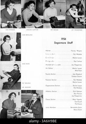 This 1956 yearbook, 'Sagamore the Spirit of 56', from Roosevelt High ...