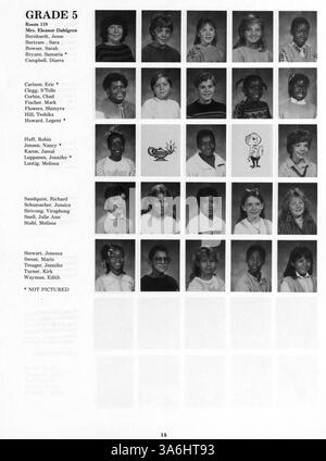 The 1988 Waite Park Elementary Yearbook provides a glimpse into the ...