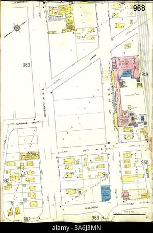 The Sanborn Insurance Maps from this volume document the layout and ...
