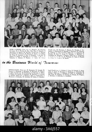 This 1957 edition of the Edison High School yearbook features the ...