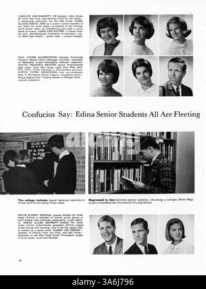 The 'Whigrean' yearbook from 1965 provides a comprehensive look into the student life at Edina ...