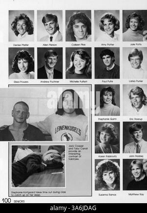 The 1988 Regalia Yearbook offers a detailed look at student life, faculty, sports, clubs, and ...