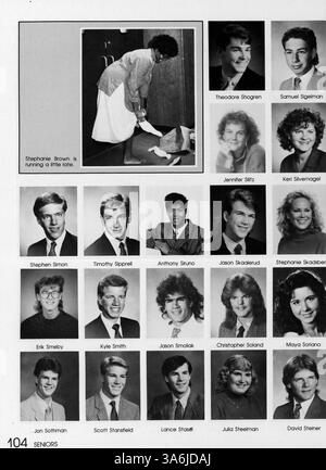 The 1988 edition of Hopkins High School's Regalia Yearbook captures key moments of the 1987-1988 ...