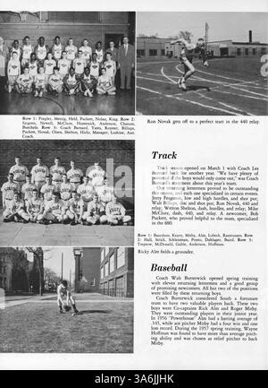 The 1957 South High Yearbook, 'Tiger 57', offers a detailed record of ...