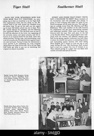 'Tiger 57' is the South High Yearbook for the 1956-1957 school year ...