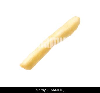 One delicious French fry isolated on white Stock Photo - Alamy