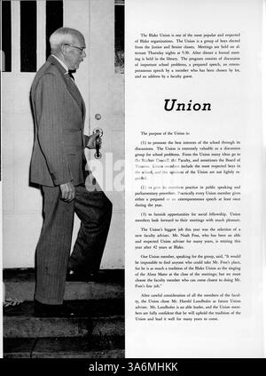 This high school yearbook from 1954 records significant events ...