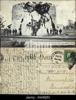 The Old Round Tower at Fort Snelling, Minnesota, is an iconic ...