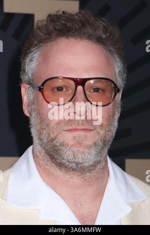 Seth Rogen at Apple TV+ Series World premiere of 'The Studio' held at ...