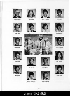 This 1977 edition of Minnehaha Academy's 'Antler' yearbook highlights key moments from the 1976 ...