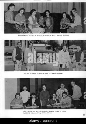 The 1959 Edison Yearbook showcases school clubs, athletic performances ...