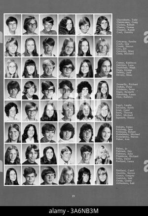 This 1973 edition of Central Junior High’s yearbook documents key ...