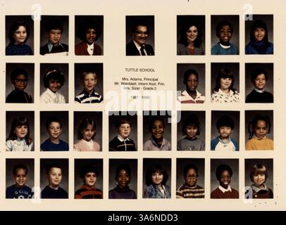 This 1988 yearbook features class photos from Tuttle Elementary ...