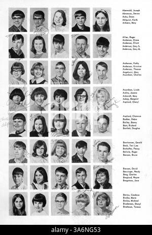 The 1966 yearbook from Northeast Junior High recognizes the ninth-grade ...