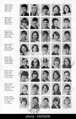 The 1966 yearbook from Northeast Junior High recognizes the ninth-grade ...