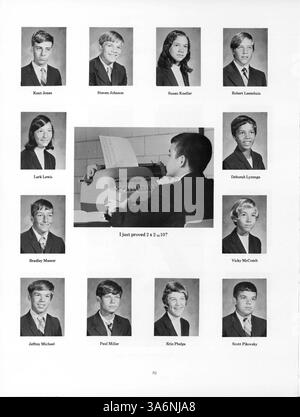 This 1971 yearbook documents key school moments including student life ...