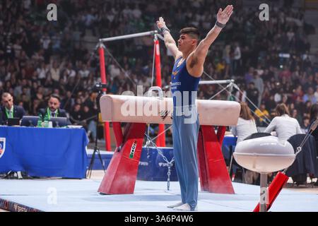 Yumin Abbadini of Areonautica Militare seen during Artistic Gymnastics ...