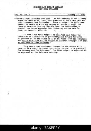 The 1950 Minneapolis Public Library Official Bulletin offers critical ...