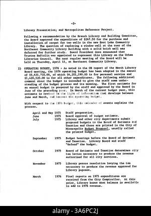 This 1976 weekly bulletin offers Minneapolis Public Library employees ...