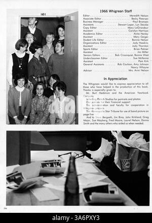 The 1966 edition of the Edina-Morningside High School Yearbook offers a detailed look at the ...