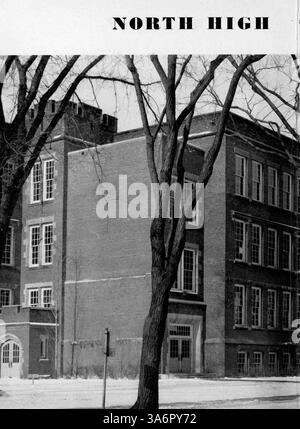 This 1947 edition of the North High Yearbook, Polaris, captures the ...