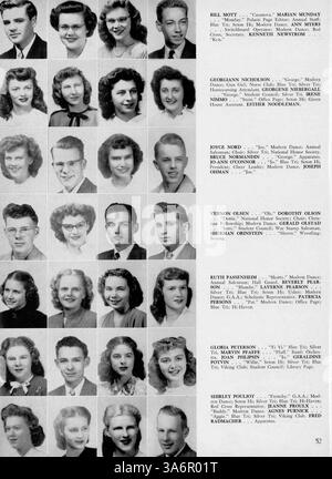 The 1947 Polaris Yearbook from North High features important academic ...