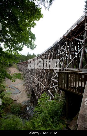 The Big Trestle is a large bridge structure often used for railway ...