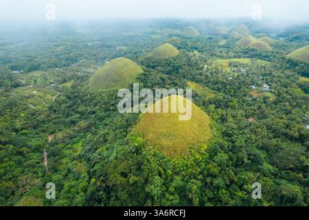 Breathtaking Aerial View of the Bohol Chocolate Hills, Philippines – A ...