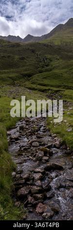 Stunning view in Kintail, National Park, West Highland, Scotland Stock ...