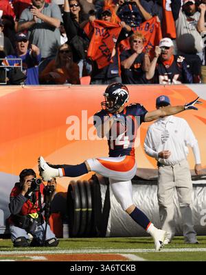 Ten yard mark on the field during an NFL football game between the ...