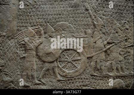 Lachish relief. South-West Palace of king Sennacherib in Nineveh, Iraq ...