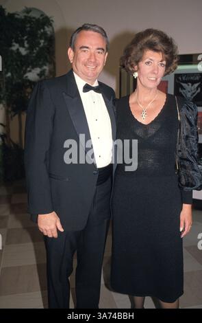 May 31, 1990; Washington, DC, ; Actor HUME CRONYN & JESICA TANDY arrive ...