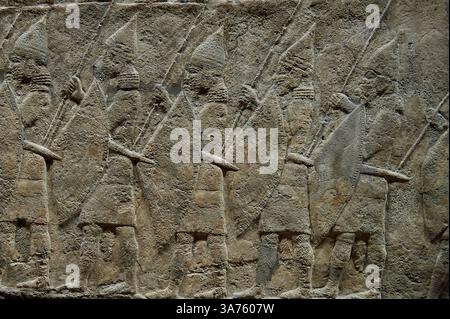 Lachish relief. South-West Palace of king Sennacherib in Nineveh, Iraq ...