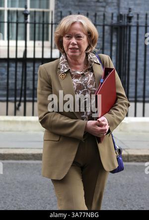 Britain's Leader of the House of Lords Angela Smith leaves 10 Downing ...