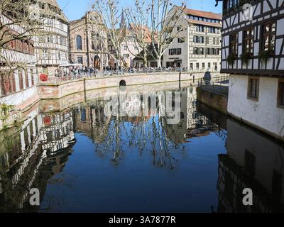 RECORD DATE NOT STATED houses of petit France as mirror finish of the ...
