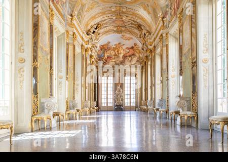 Genova, Italy, 6 August 2023: Royal Palace museum interior. Luxury ...