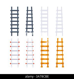metal step ladder cartoon vector illustration Stock Vector Image & Art ...