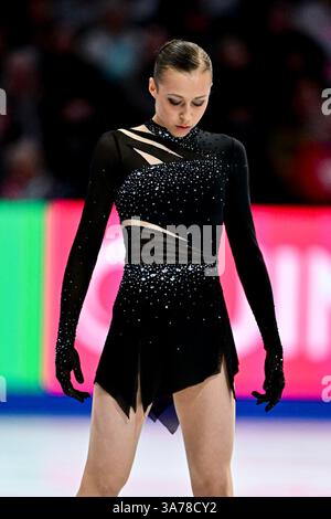 Livia KAISER (SUI), during Women Short Program, at the ISU Figure ...
