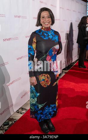 Mickela Mallozzi attends the New York Women In Film & Television's 45th ...