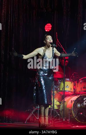 Nina ZIli During concert in Milan (Photo by Luca Micheli/TSCK/LiveMedia ...